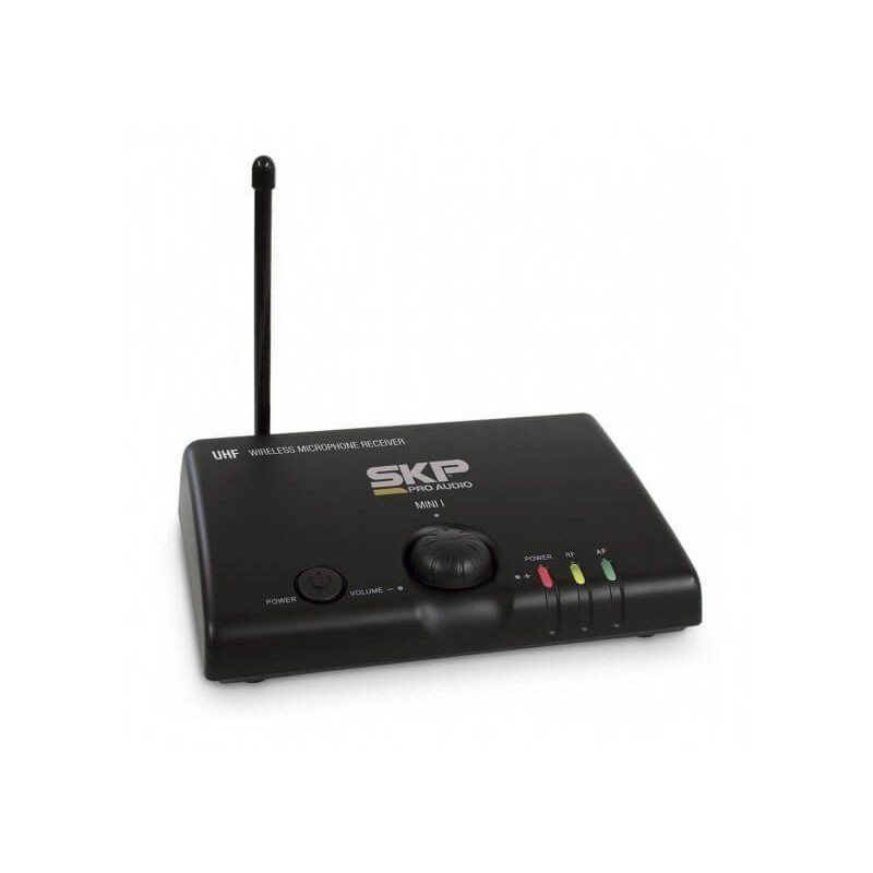 MICROFONO INALAMBRICO SKP PRO AUDIO MINI-I DE MANO BANDA UHF